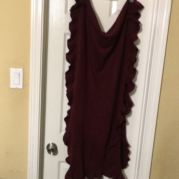 Collection XIIX | Accessories | Burgundy Shawl From Collection Eighteen ...